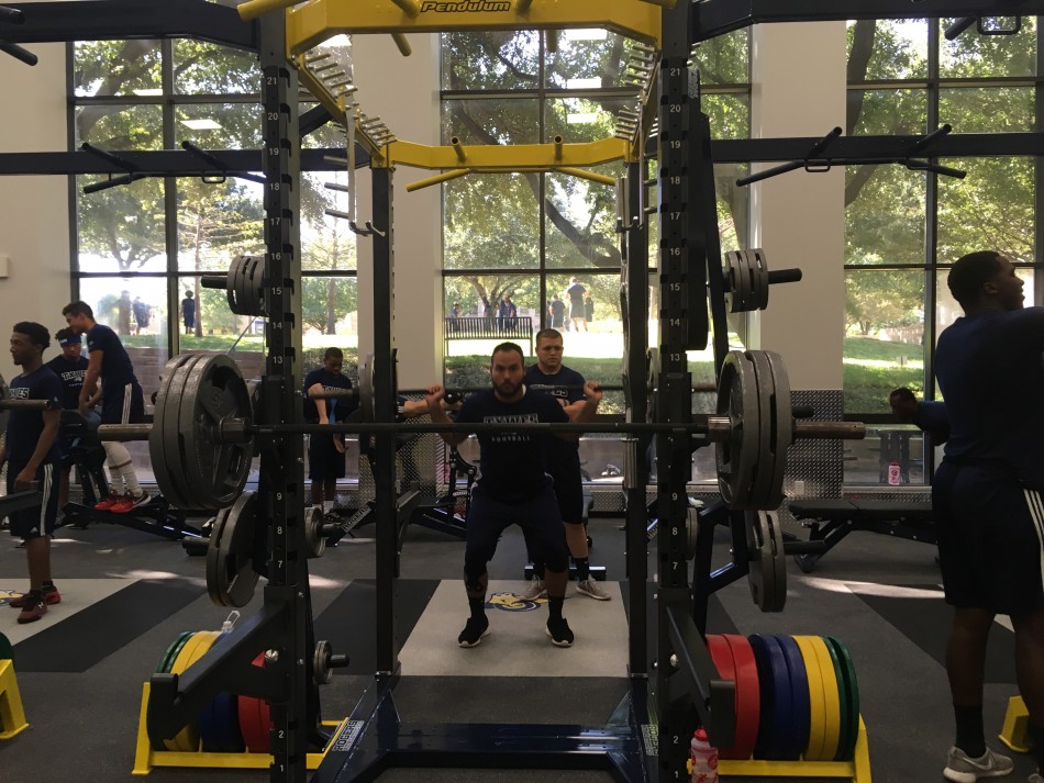 Room for all Rams in new weight room